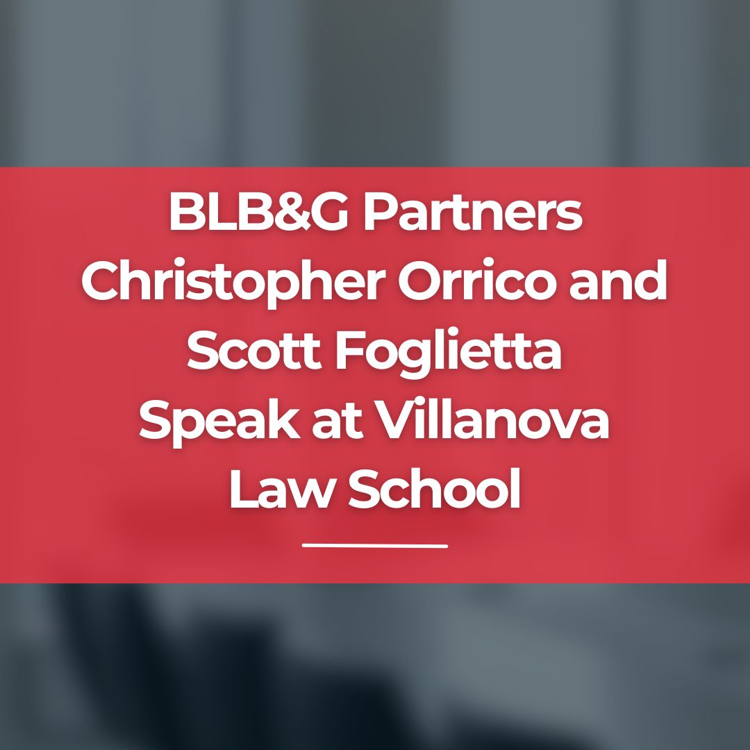 BLB&G Partners Christopher Orrico and Scott Foglietta Speak at ...