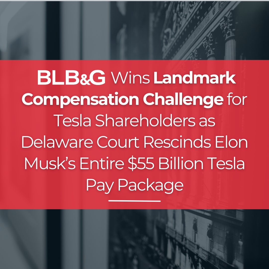 BLB&G Wins Landmark Compensation Challenge for Tesla Shareholders as ...